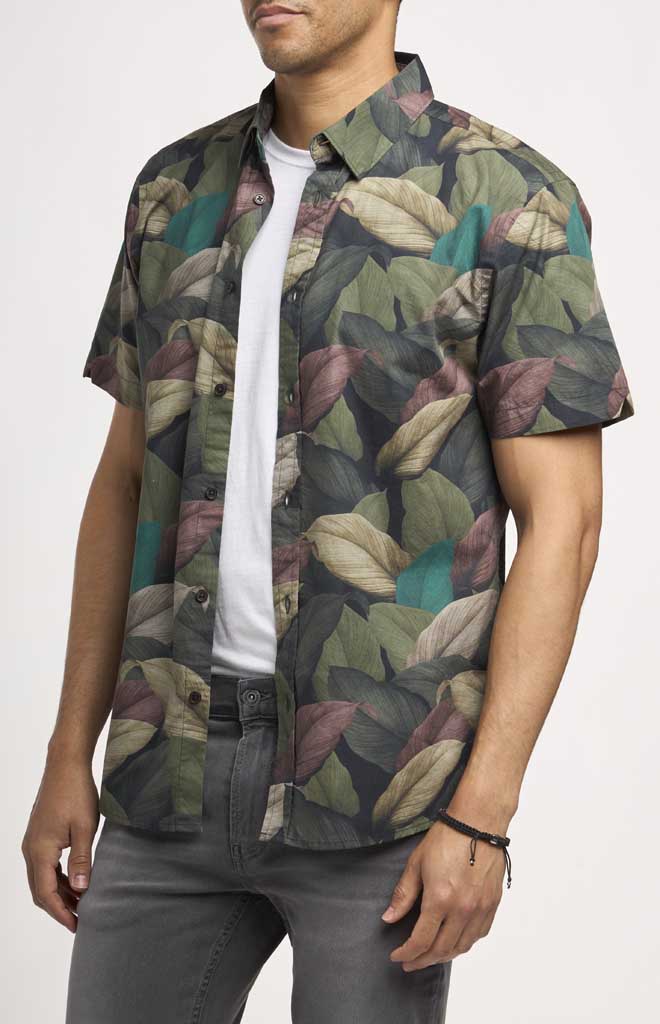 Vustra Escape Button-Down Short-Sleeve Shirt – Stately