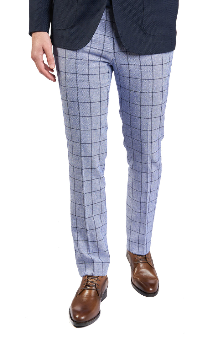 Paisley & Gray Downing Windowpane Pant – Stately
