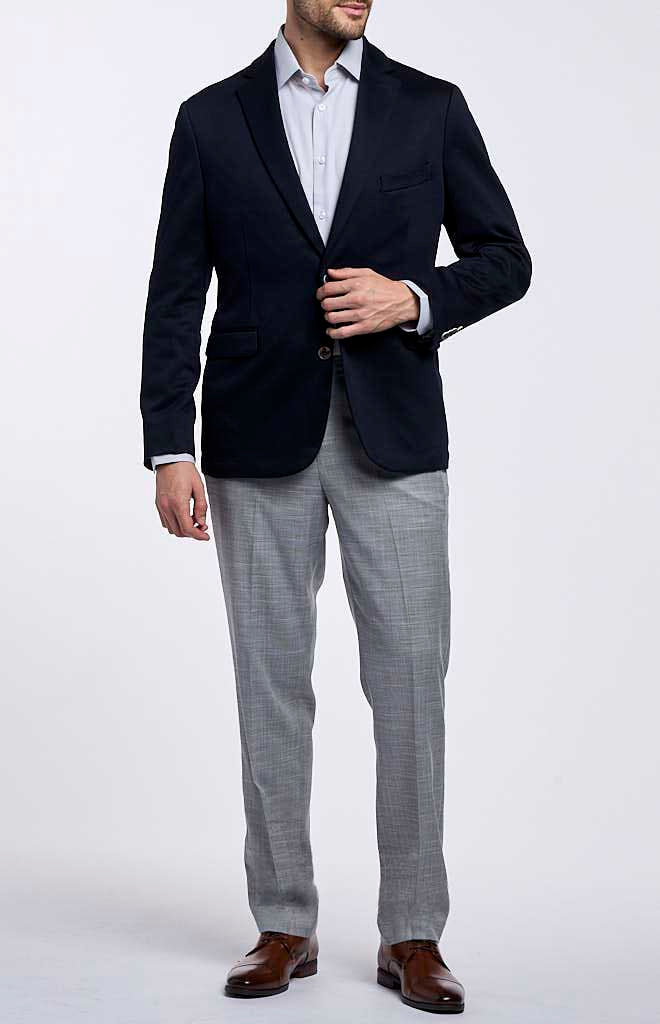 Paisley & Gray Downing Pants Modern Fit Light Grey Shark – Stately