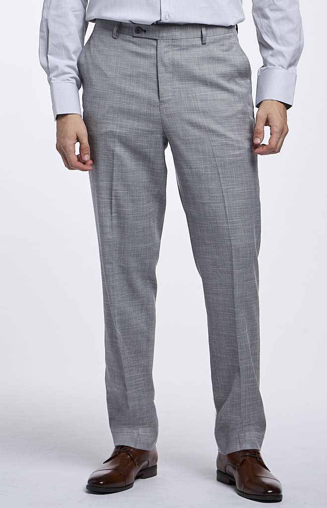 Paisley & Gray Downing Pants Modern Fit Light Grey Shark – Stately