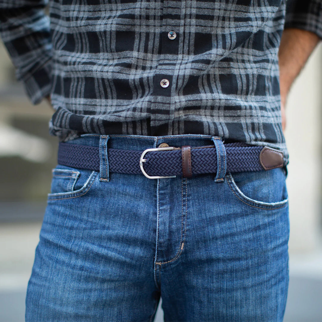 PX Gideon Stretch Braided Belt – StatelyMen