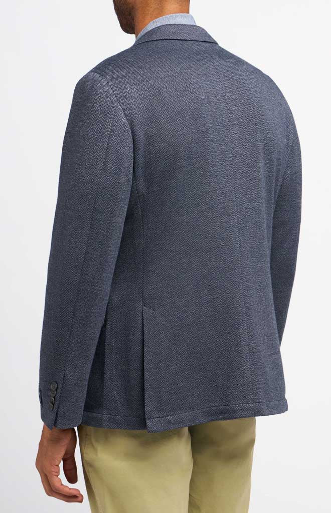 Construct Herringbone Knit Blazer – Stately