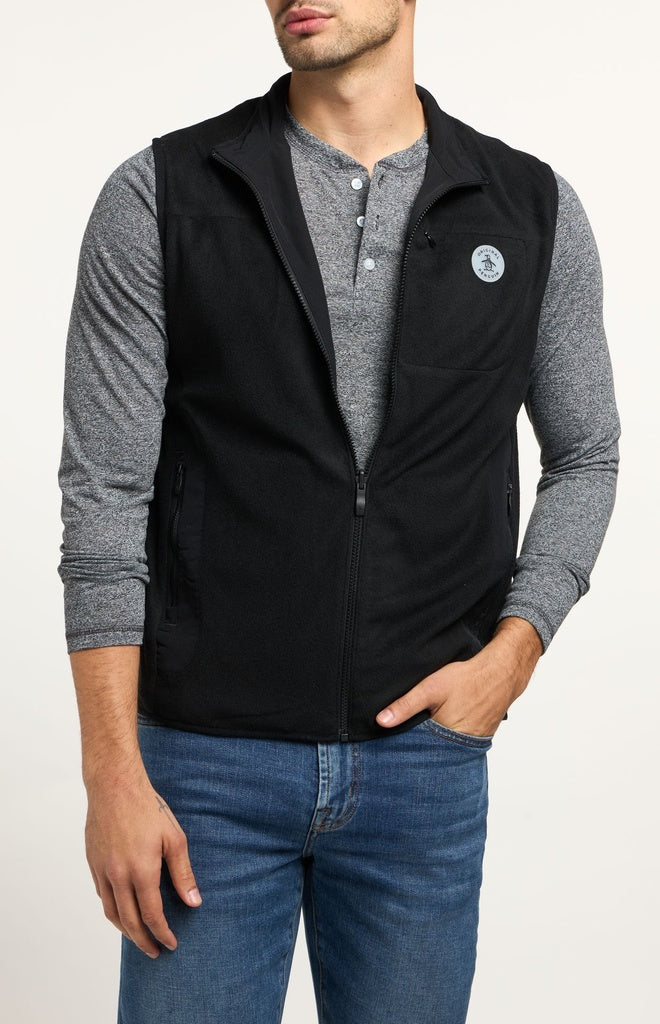 Original Penguin Lightweight Mixed Media Vest – Stately