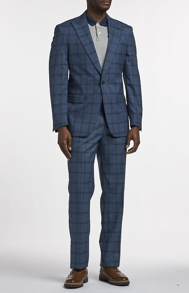 Stacy Adams Plaid Suit Pant – StatelyMen