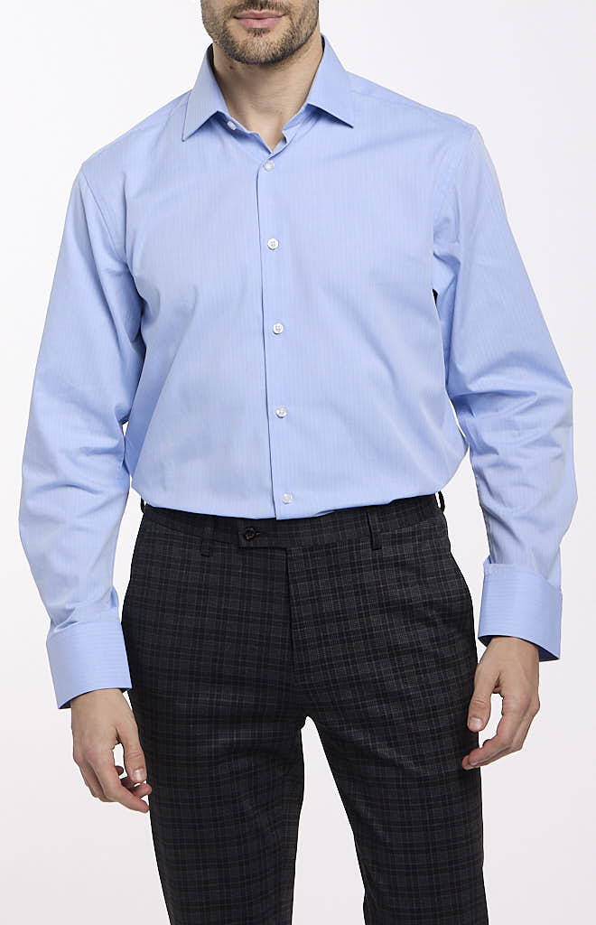 Stacy Adams Herringbone Dress Shirt – Stately
