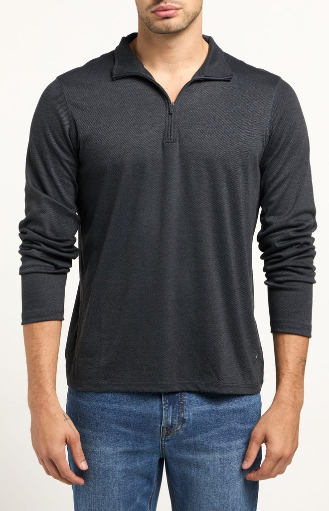 Tailor Vintage Stretch Twill Knit Quarter Zip – Stately