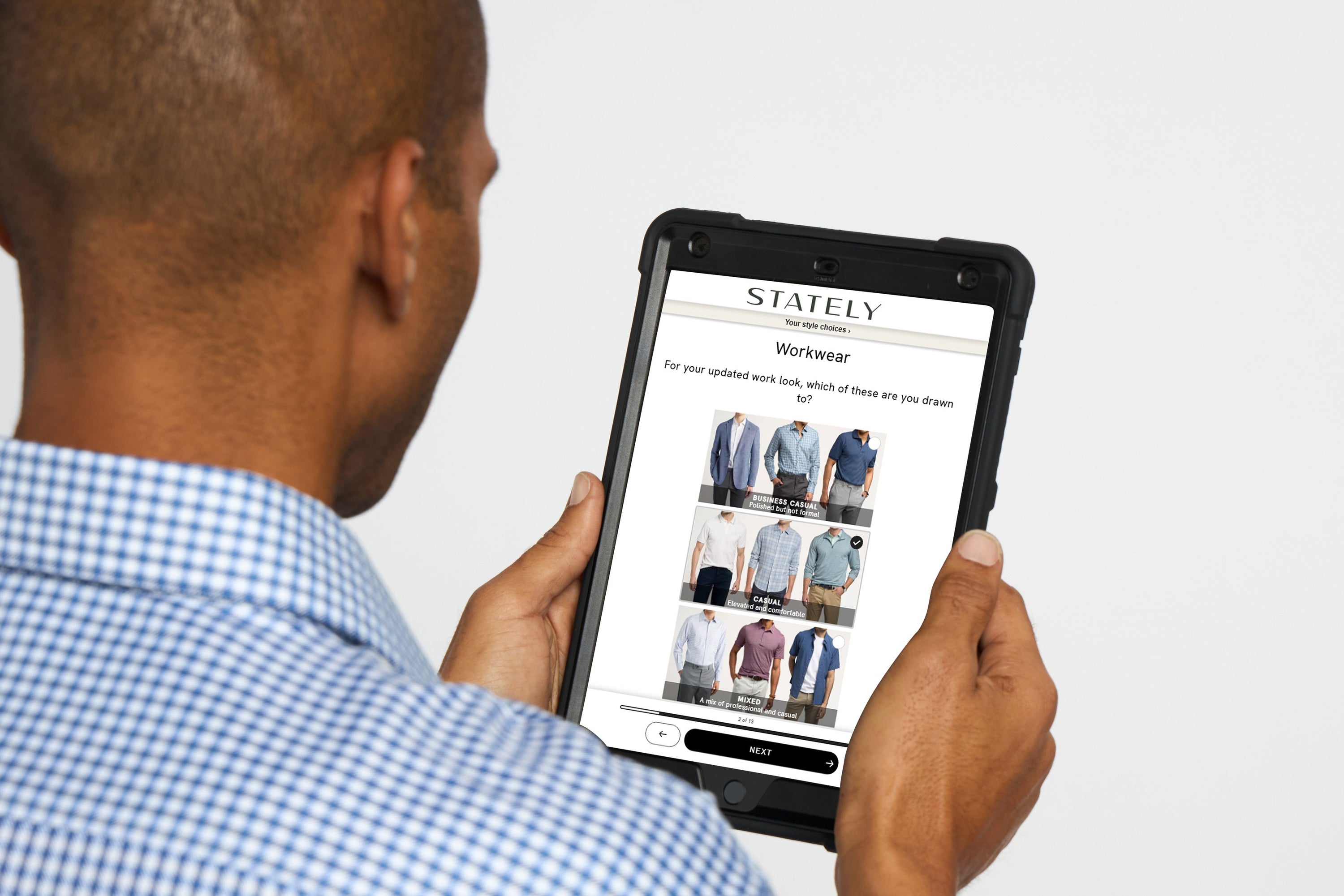 Men's clothing boxes personalized by expert stylists | Stately
