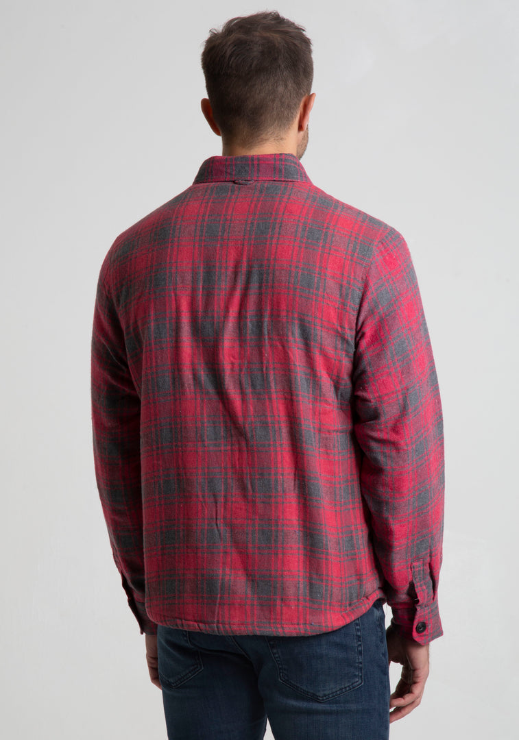 Jachs NY Recycled Flannel Shirt Jacket with Sherpa Lining – Stately